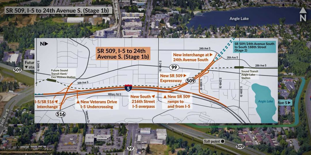 Contract to finish final stage of SR 509 Completion project near SeaTac ...