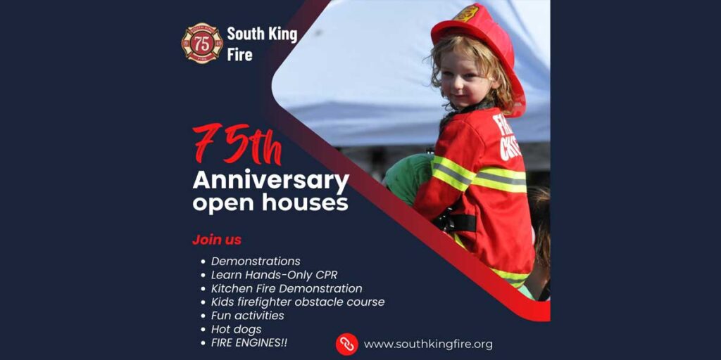 Help South King Fire celebrate their 75th Anniversary at Open Houses in ...