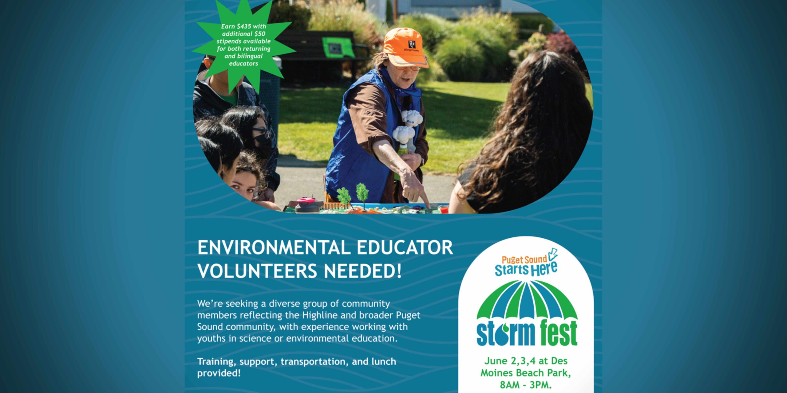 Volunteers sought for June 2-4 StormFest environmental education event ...